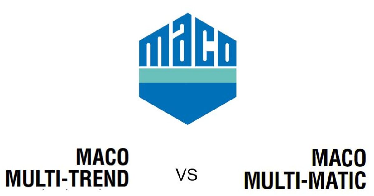 Ako spoznám rozdiel medzi kovaním MACO MULTI TREND a MACO MULTI MATIC ...